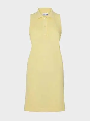 Hunza G Terry Towelling Tennis Dress - Butter