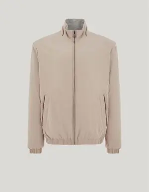 Canali Nuvola Dune Reversible Blouson Jacket - Beige