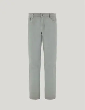 Canali Brianza Regular Fit Five Pocket Denim Pants - Green