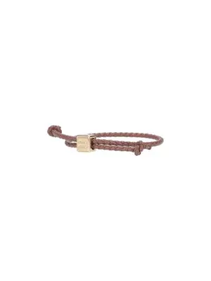 Miu Miu Leather Bracelet - Brown
