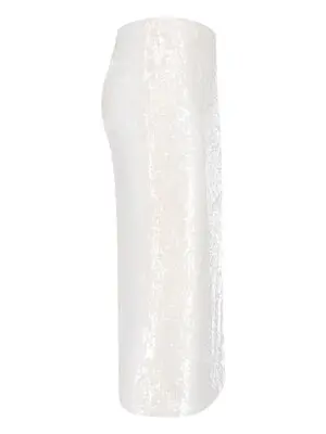 P.a.r.o.s.h Sequin Midi Skirt - White