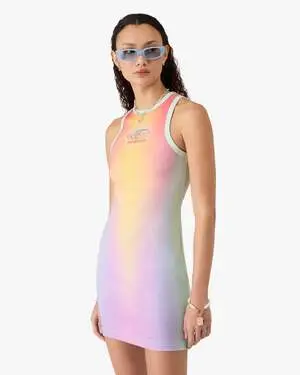 Casablanca Glass Gradient Maxi Tank Dress