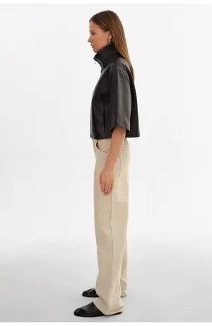 LAMARQUE Elin Leather Jacket - Black