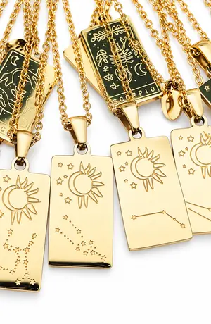 HUMANIST BEAUTY Zodiac Constellation Pendant Necklace - Virgo