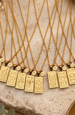 HUMANIST BEAUTY Zodiac Constellation Pendant Necklace - Virgo