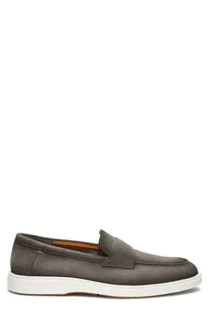 Santoni Moc-toe Loafer - Grey
