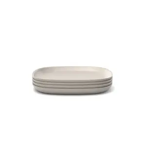 EKOBO Square Medium Plate - Stone