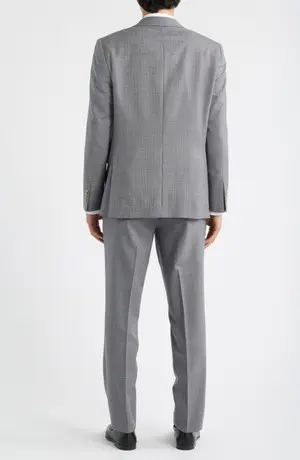 JACK VICTOR Exprit Dark Light Mélange Wool Suit