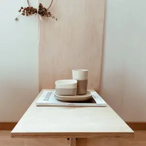 EKOBO Square Side Plate - Stone