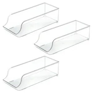 MDESIGN Stackable Soda Can Dispenser, Set Of 3 - Clear