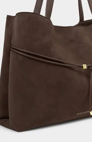 KATIE LOXTON Lori Suedette Tote Bag