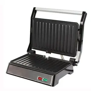 MEGACHEF Electric Dual Plate Non-stick Panini Grill Contact Press With Drip Tray