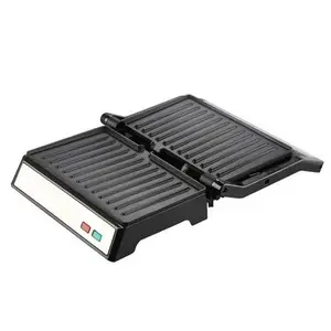 MEGACHEF Electric Dual Plate Non-stick Panini Grill Contact Press With Drip Tray