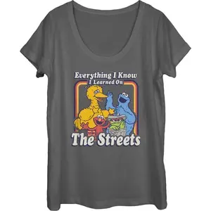 SESAME STREET® Everything I Know I Learned On The Streets" Graphic T-shirt