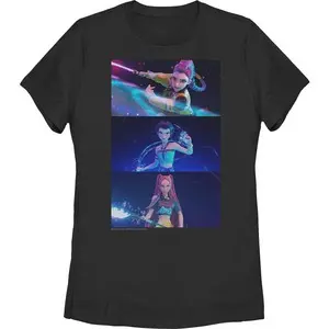KPOP DEMON HUNTERS Group Shot Trio Graphic T-shirt