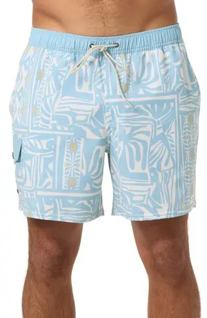 O'Neill Hermosa Retro Swim Trunks - Cream