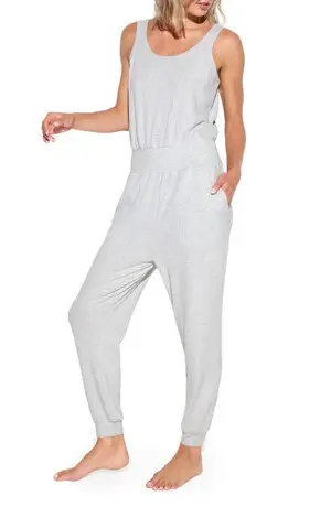 Spiritual Gangster Tranquility Ribbed Sleeveless Jogger Jumpsuit
