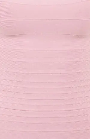 House Of Cb Body Bandage Top - Pink