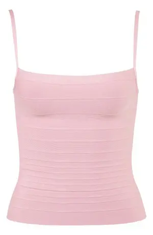 House Of Cb Body Bandage Top - Pink