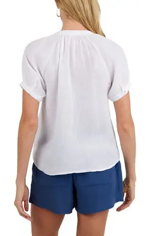 Bella Dahl Short Sleeve Linen Shirt