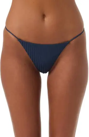 O'Neill Shorebreak Ribbed Redondo Bikini Bottom - Navy