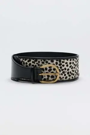 Rixo Calista Zandra Animal Belt - Brown