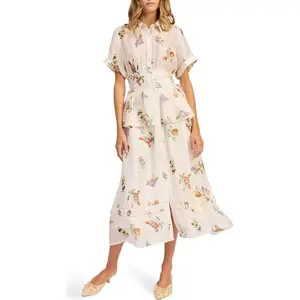 EN SAISON Tulsa Floral Tiered Shirtdress