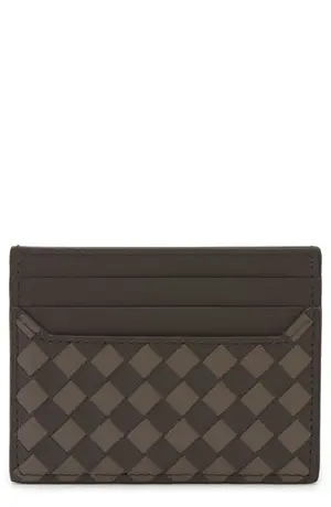 Bottega Veneta Small Intrecciato Horizontal Card Holder