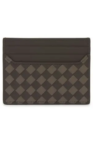 Bottega Veneta Small Intrecciato Horizontal Card Holder