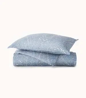 PEACOCK ALLEY Paisley Duvet Cover - Blue