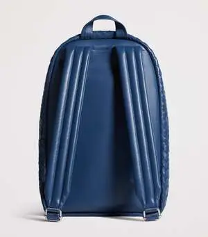 Bottega Veneta Calfskin Intrecciato Backpack - Blue