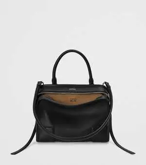 Loewe Small Leather Amazona 180 Top-handle Bag - Black