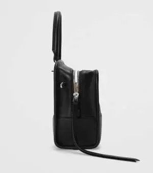 Loewe Small Leather Amazona 180 Top-handle Bag - Black