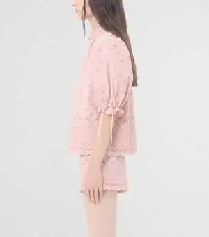Valentino Garavani Cotton Ruffled Blouse