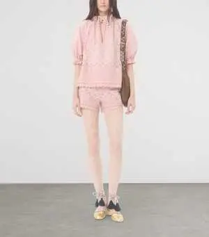 Valentino Garavani Cotton Ruffled Blouse
