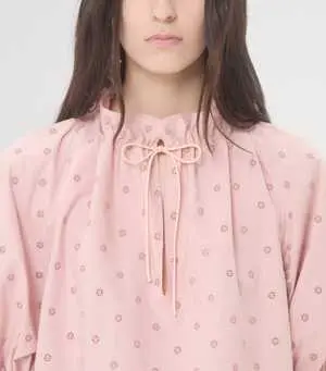 Valentino Garavani Cotton Ruffled Blouse