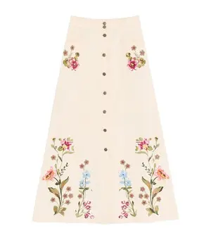 Valentino Garavani Embroidered Skirts