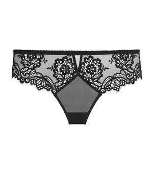 Simone Perele Lace Idole Tanga - Black