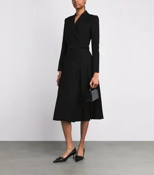 EMILIA WICKSTEAD Wool Chaney Midi Dress