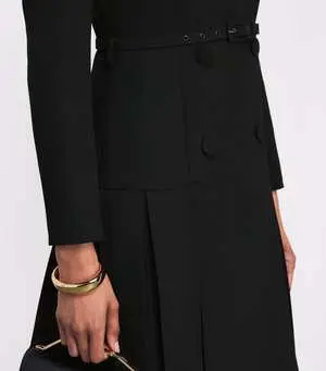 EMILIA WICKSTEAD Wool Chaney Midi Dress