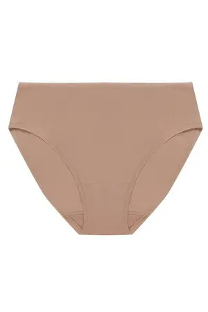 Natori Bliss Bare Cotton Hipster - Brown