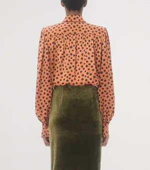 Valentino Garavani Silk Polka-dot Blouse
