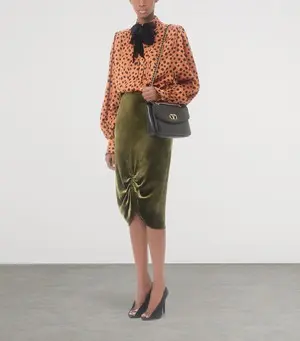 Valentino Garavani Silk Polka-dot Blouse