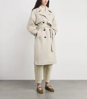 Barbour Showerproof Layla Trench Coat - Beige