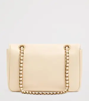 Valentino Garavani Lambskin Djuna Shoulder Bag - Ivory