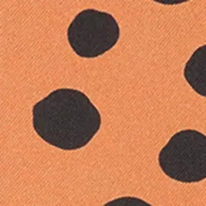 Valentino Garavani Silk Spotted Print Scarf - Brown
