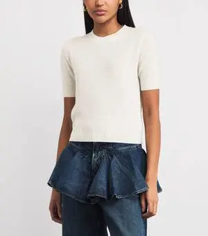 Guest In Residence Cashmere Shrunken Sweater - Ivory