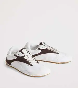Bottega Veneta Orbit Flash Suede Paneled Sneakers
