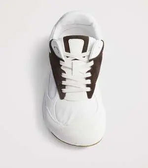 Bottega Veneta Orbit Flash Suede Paneled Sneakers
