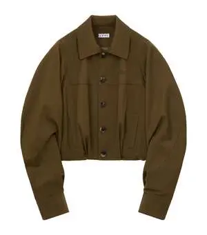 Loewe Cotton-silk Jacket - Green